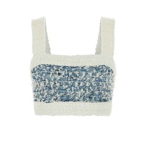 Balmain | Sweaters | Balmain Embroidered Tweed Crop Top | Poshmark